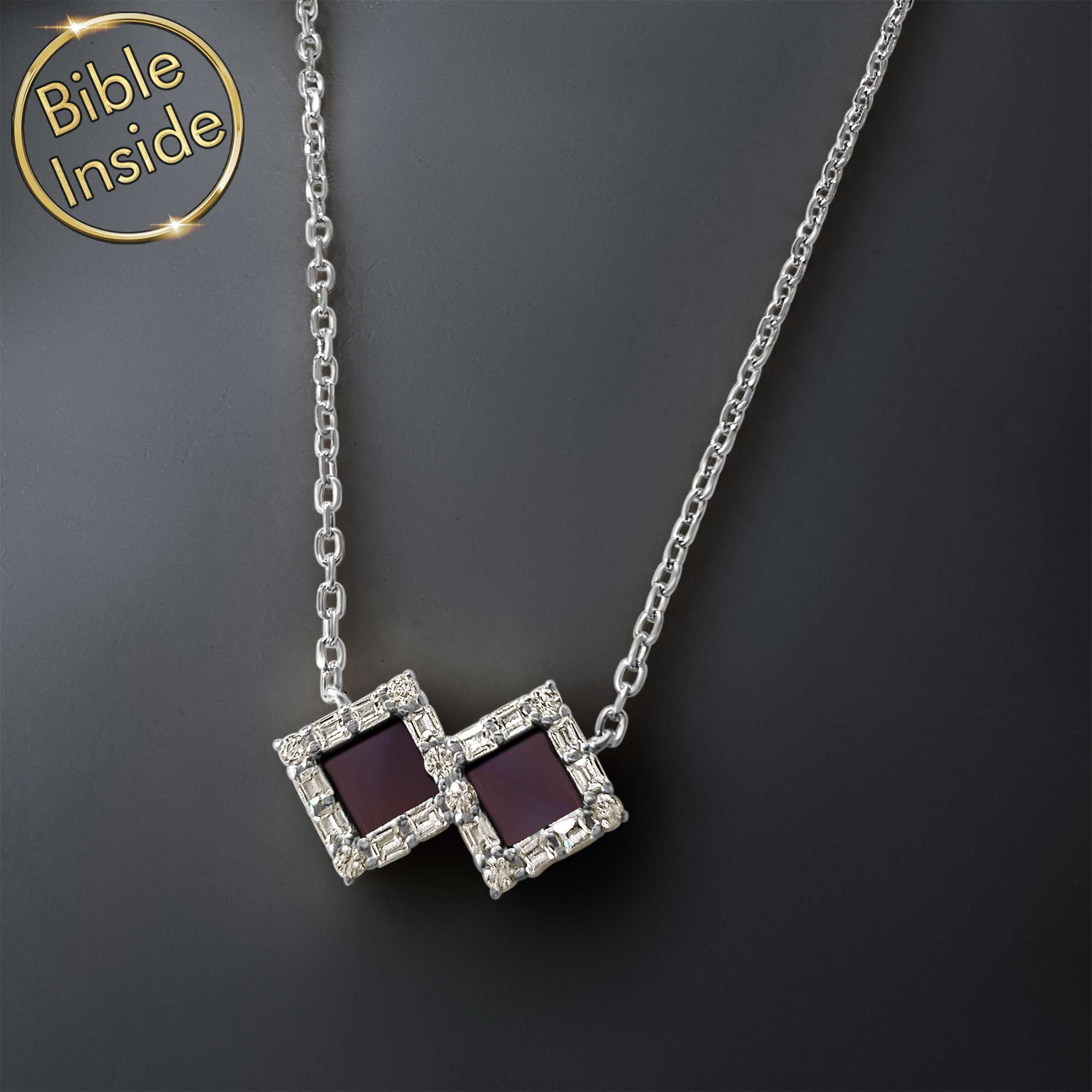 Nano Bible Necklace | Old and New Testaments Pendant | My Nano Jewelry